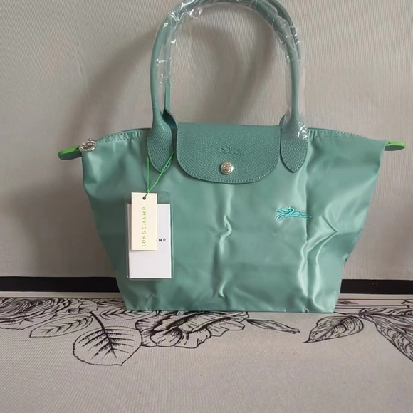 Longchamp | Bags | Longchamp New Label Green Shopping Bag | Poshmark